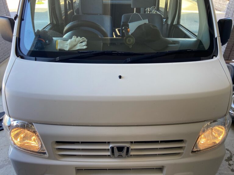 アクティHH6、ヘッドライトをスフィアライトのLEDに交換！ - MHO ENGINEERING