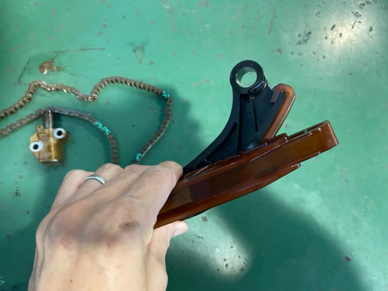 タイミングチェーン交換を考える！ガイドは樹脂製で経年劣化しないのか？ - MHO ENGINEERING