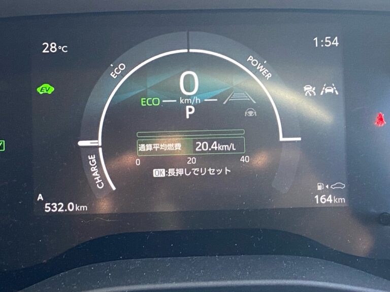 シエンタハイブリッド、33回目の燃費計測 - MHO ENGINEERING